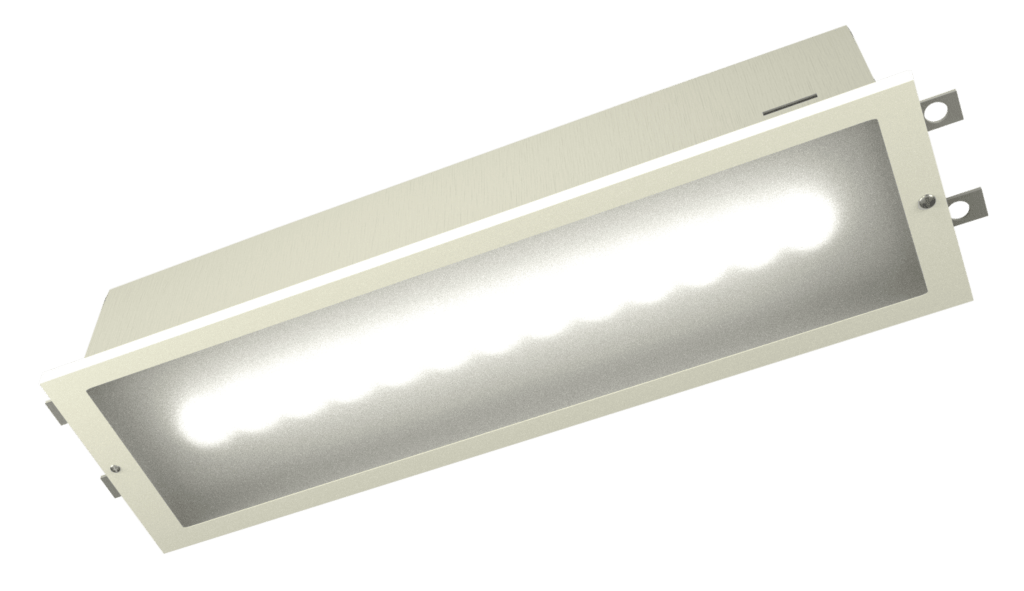 Fully Recessed LED 3HR Bulkhead - Emergency Lighting