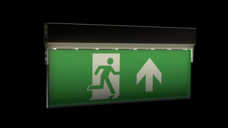 Small LED Exit Blade sign - Emergency Lighting