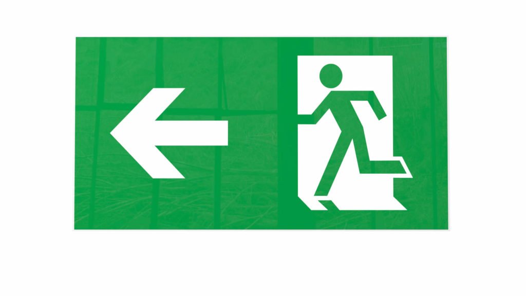 Replacement Exit Sign Legends