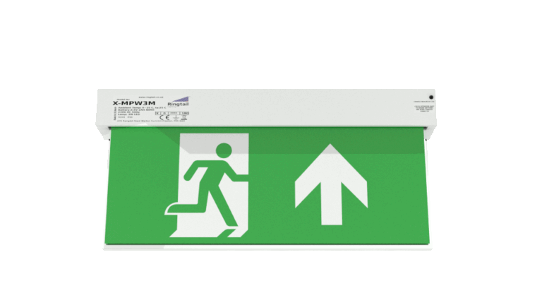 X-MPW Slim and Thin Blade Exit Sign Wall - Emergency Lighting
