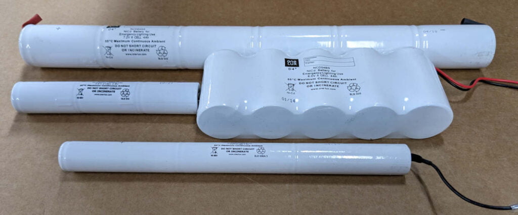 Can you replace batteries in emergency lights?