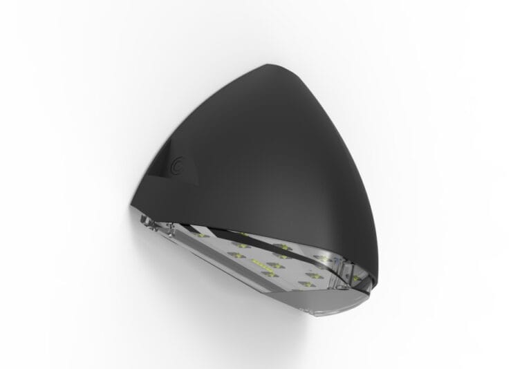 "Shark Fin" Emergency Outdoor Wall Light - Emergency Lighting